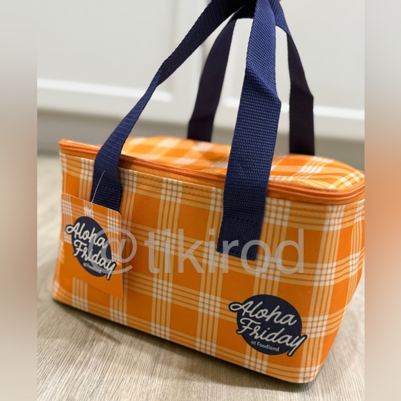 Foodland | Bags | Foodland Aloha Friday Palaka Mini Tote Cooler Bag ...
